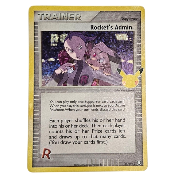 Pokemon | Toys | Pokemon Trainer Rockets Admin Card | Poshmark